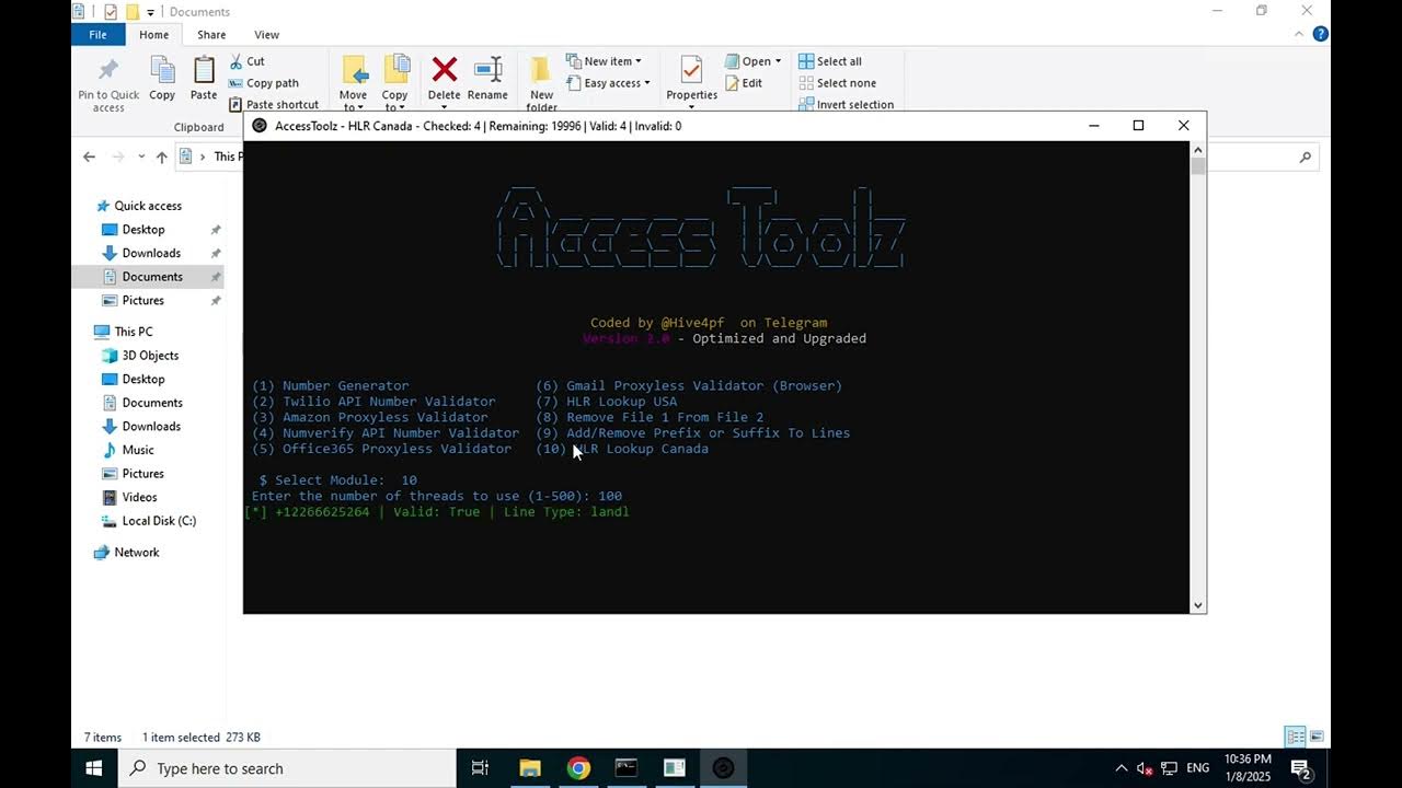 Access Toolz V2 Number Validator - YouTube