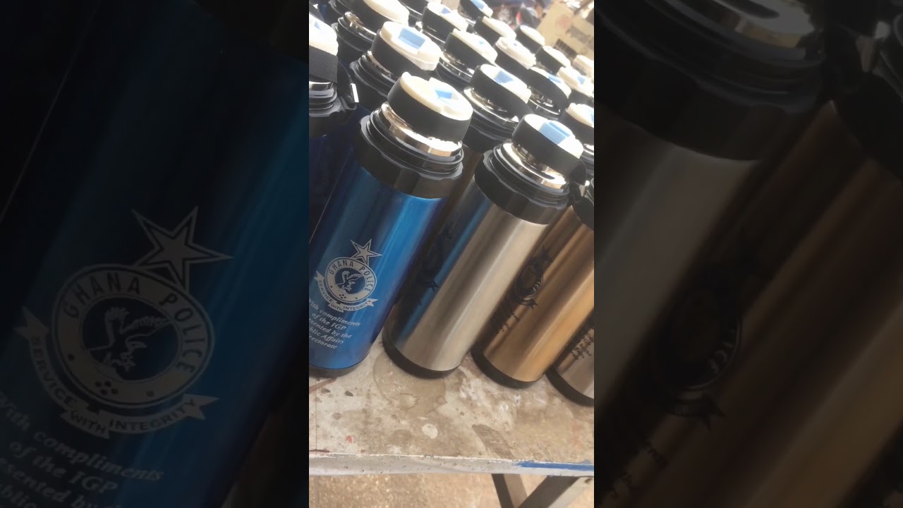 Printing on flasks #celebrityprint1 - YouTube