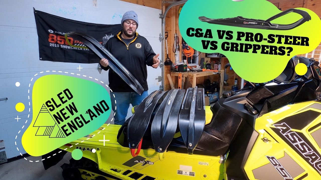 C&A vs Pro-Steer vs Grippers | Ski Selection | Polaris Switchback ...