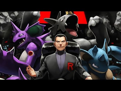 Pokemon Fire Red | First battle with Giovanni | Team rocket hideout ...