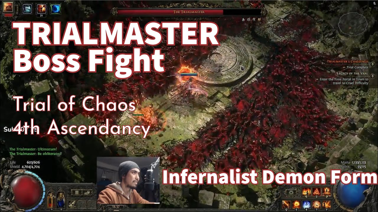 Path of Exile 2 - TRIALMASTER - 4th Ascendancy - Trial of Chaos ...
