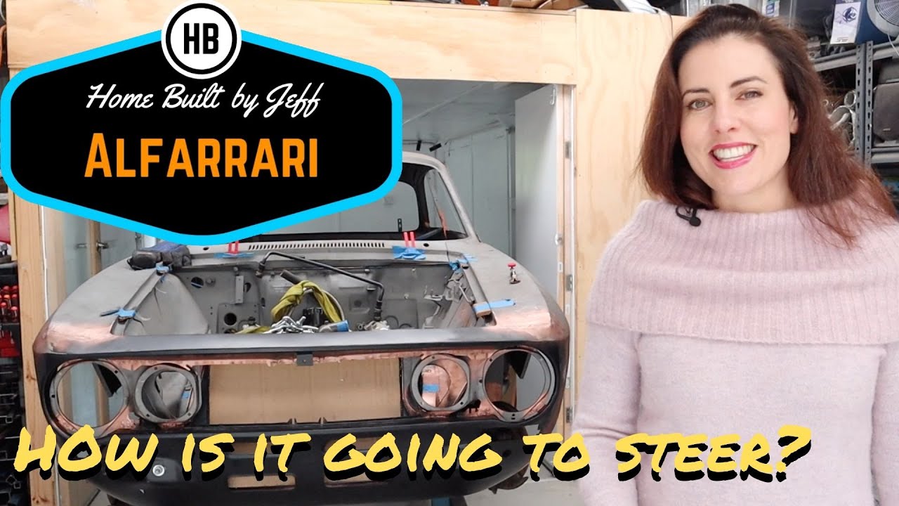 How is it going to steer? - Ferrari engined Alfa 105 Alfarrari build ...