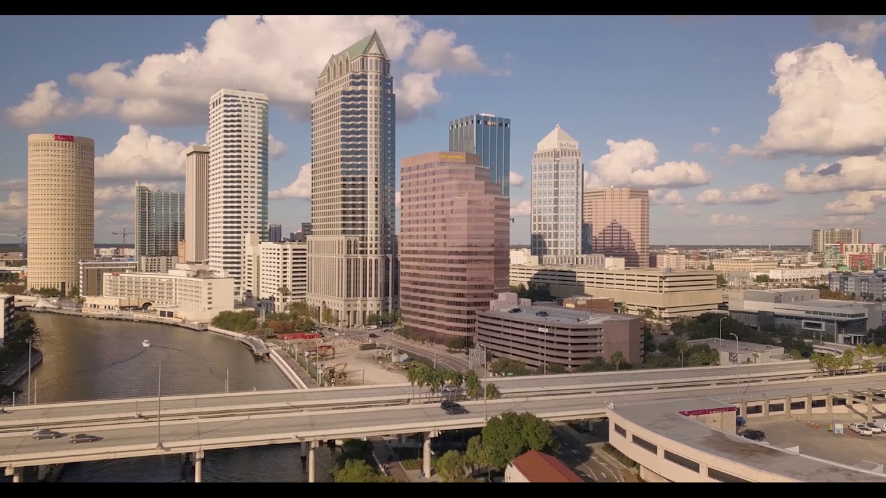 Drone View of Tampa, Florida - YouTube