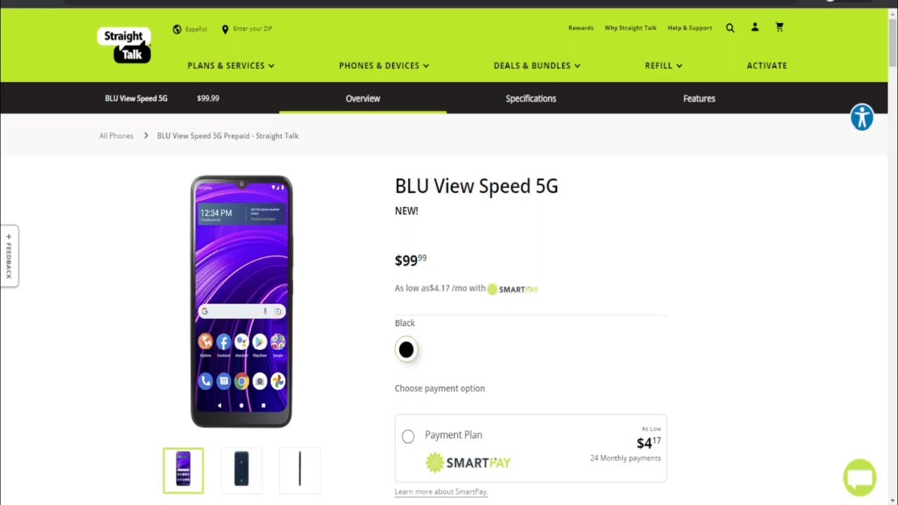 BLU View Speed 5G | Straight Talk Wireless - YouTube