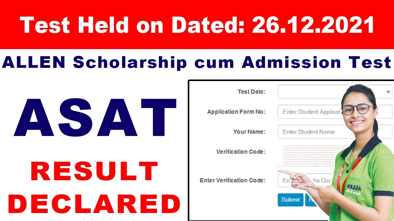 ASAT Result Declared || How to Check Allen ASAT Result ...