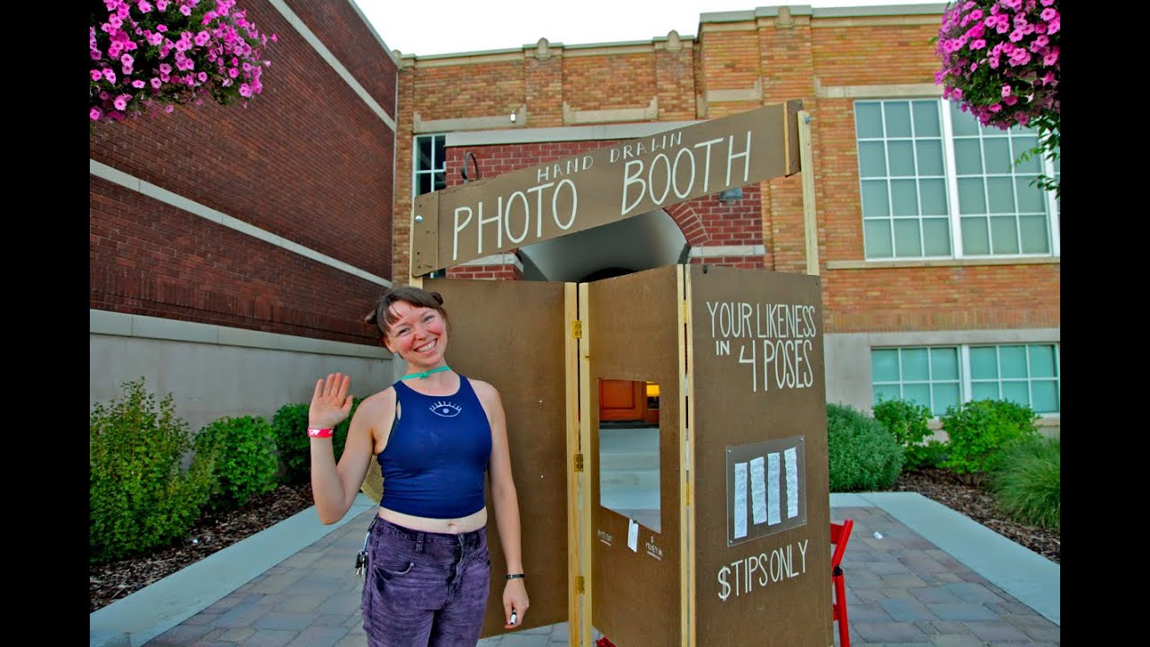 Hand Drawn Photo Booth - YouTube