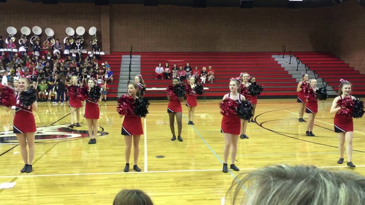 RJHS pep rally fight song 9/15/16 - YouTube