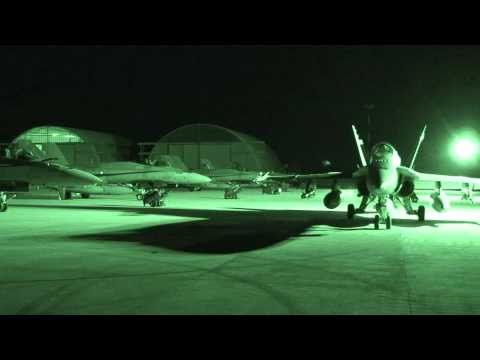 CF-18 - Night Mission over Libya - YouTube