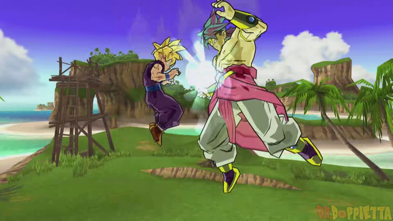Dragon Ball Z Budokai 3 - LSSj Broly vs SSj2 Teen Gohan (v1) - YouTube