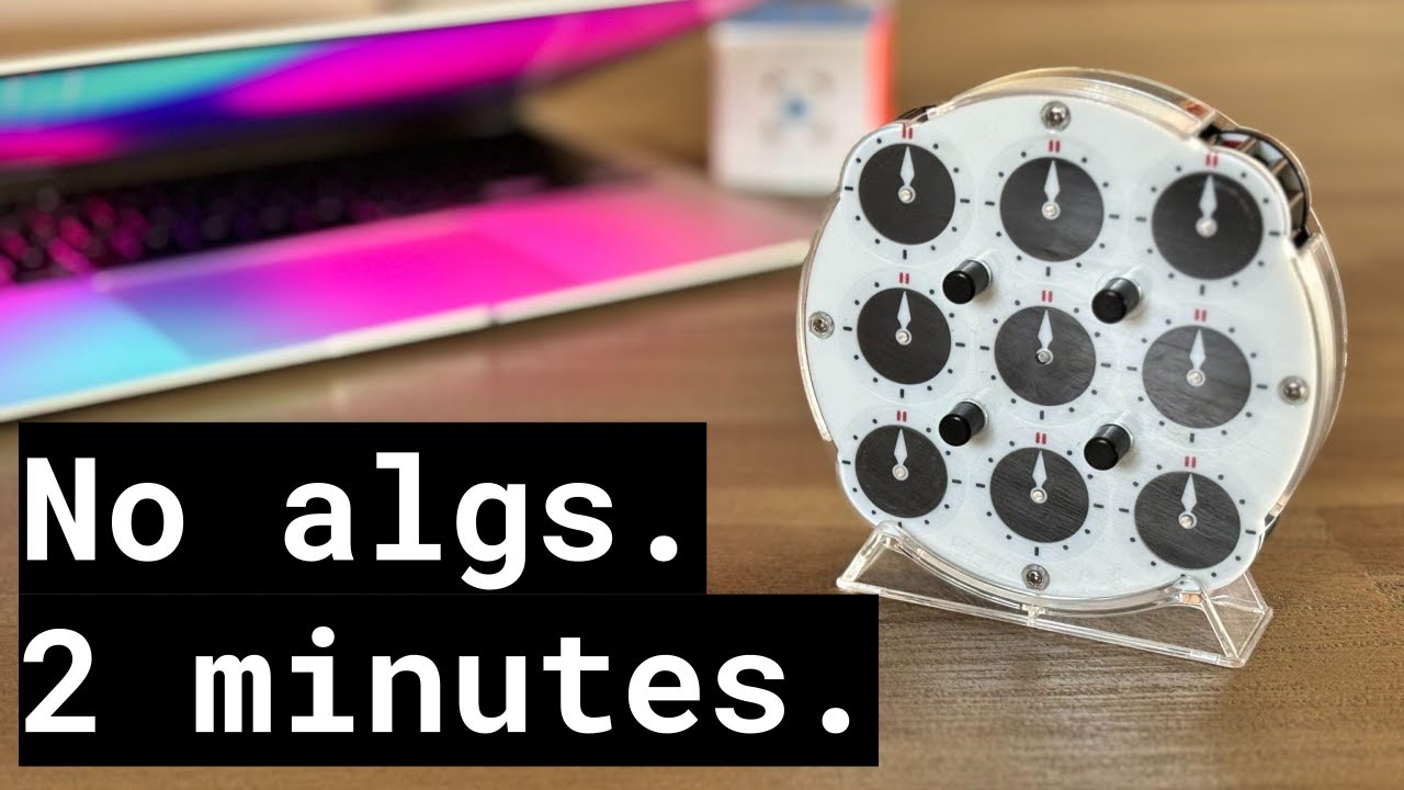 Solve the RUBIK'S CLOCK in 2 MINUTES - YouTube