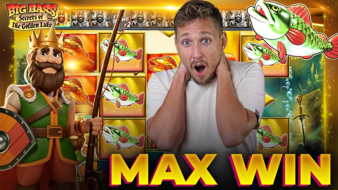 OUR INSANE MAX WIN ON BIG BASS SECRETS OF THE GOLDEN LAKE!! (OUR FIRST ...
