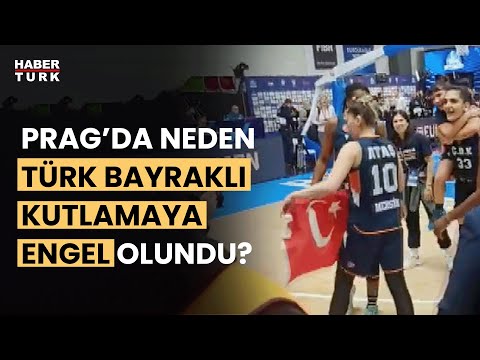Prag'da Türk bayrağı ile kutlamaya engel! Ender Ünlü anlattı