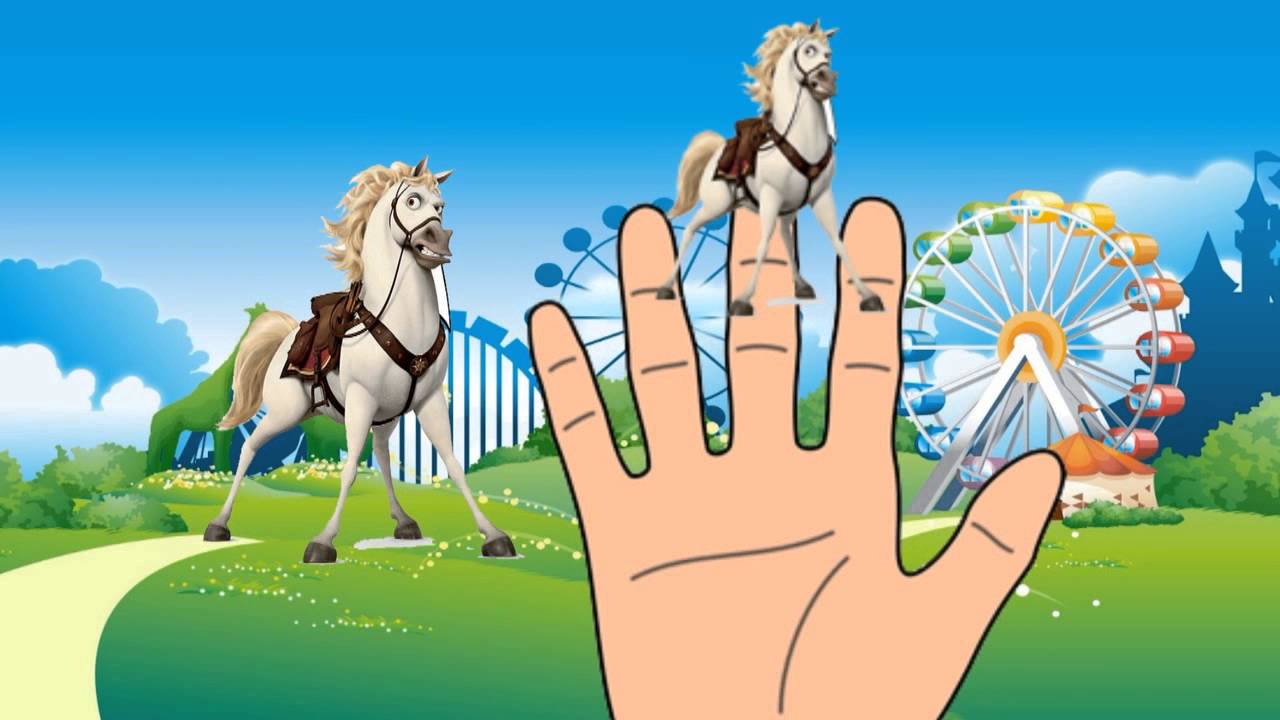 Rapunzel Finger Family TANGLED Nursery Rhymes for Children and Babies ...