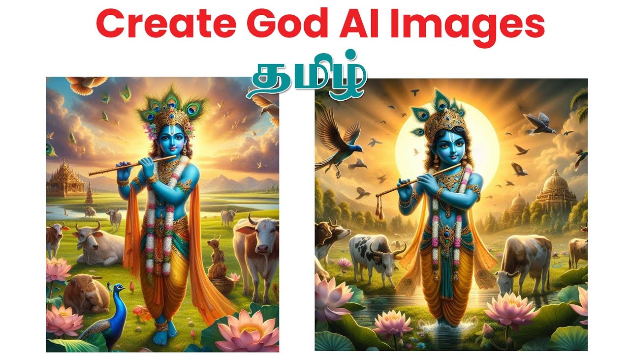 How to Create God Images with AI Arts | Tamil - YouTube