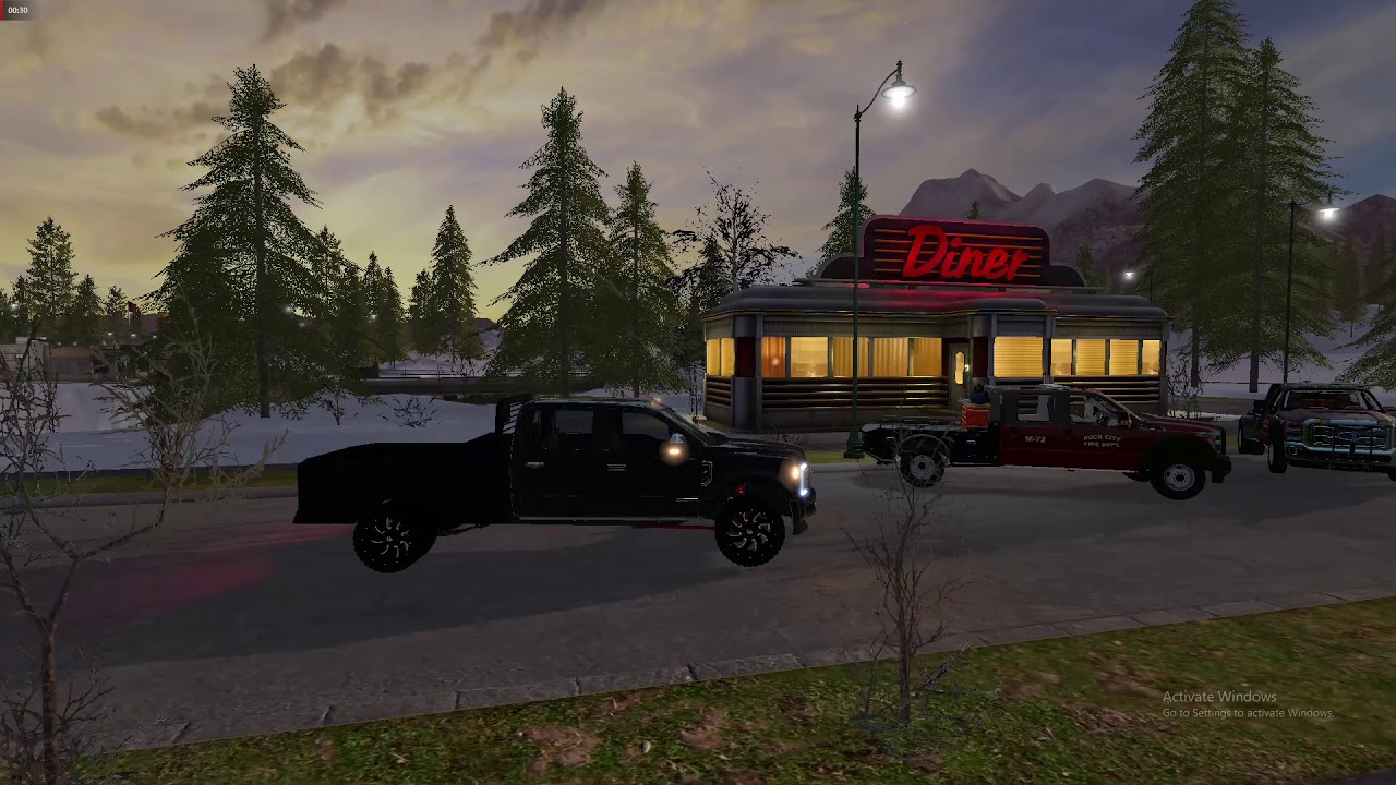 FS17 Lighting install 2017 F450 Flatbed - YouTube