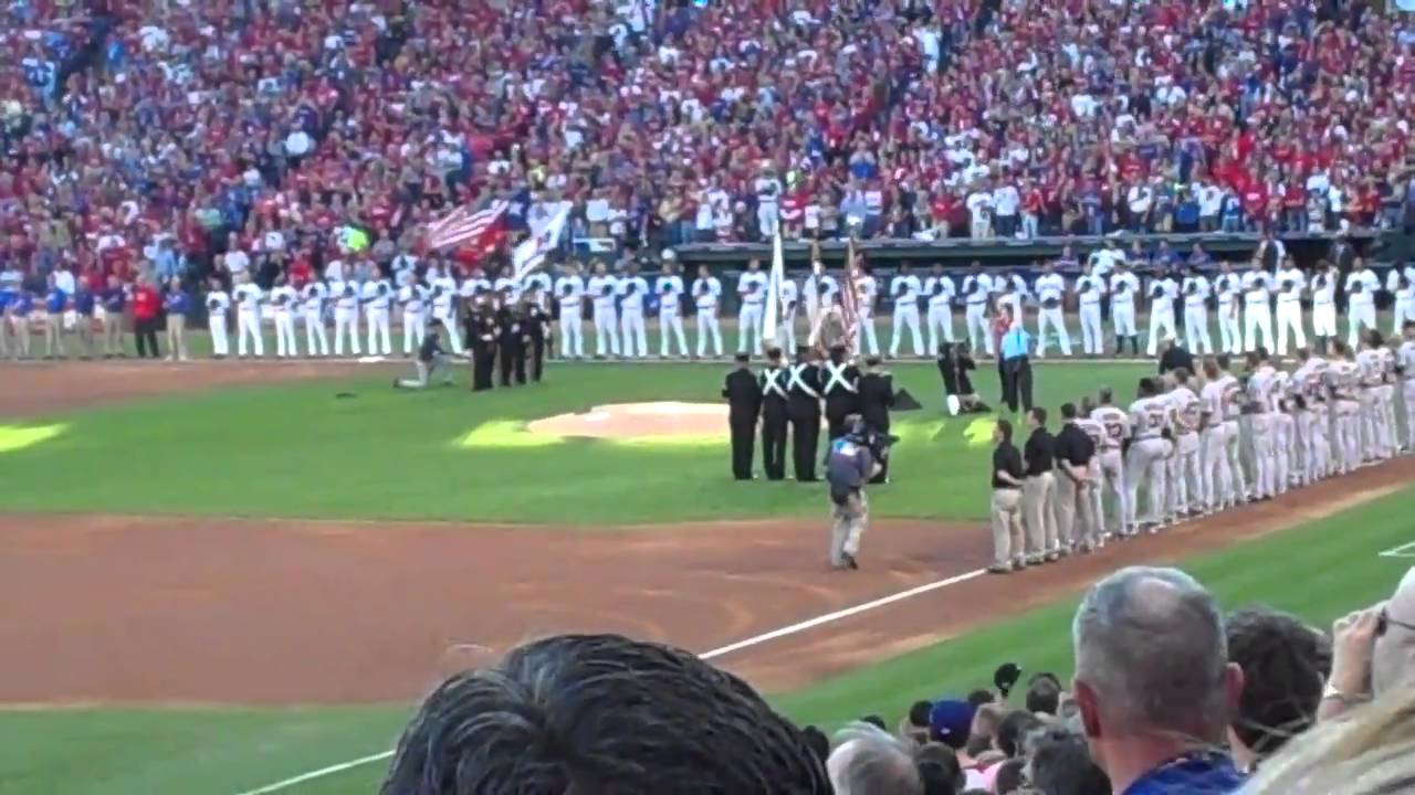World Series Game 3 Starting Lineup & National Anthem.MP4 - YouTube
