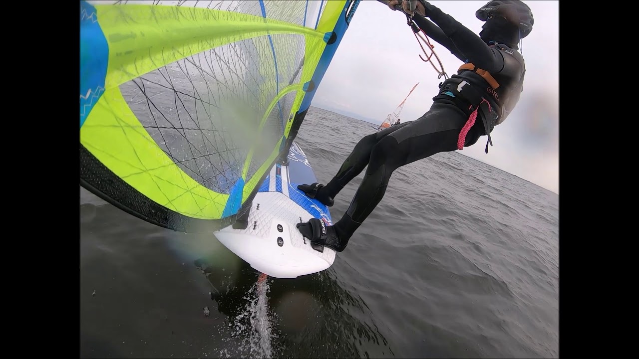 learning to windfoil - YouTube