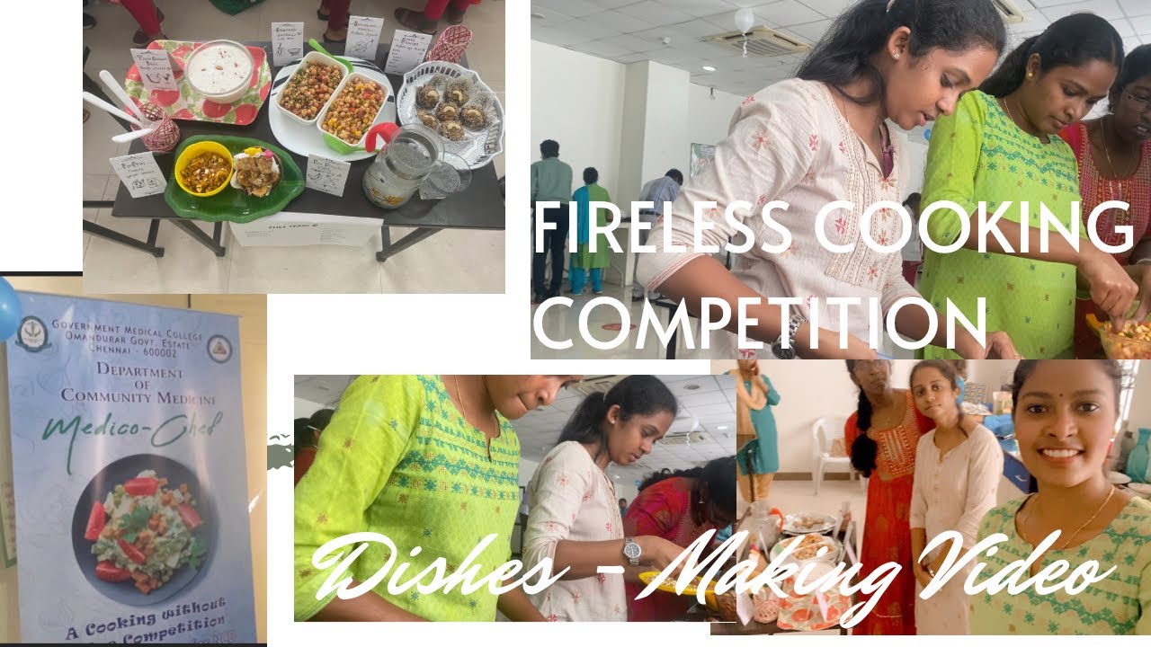 Community Medicine department conducting - Fireless cooking competition ...