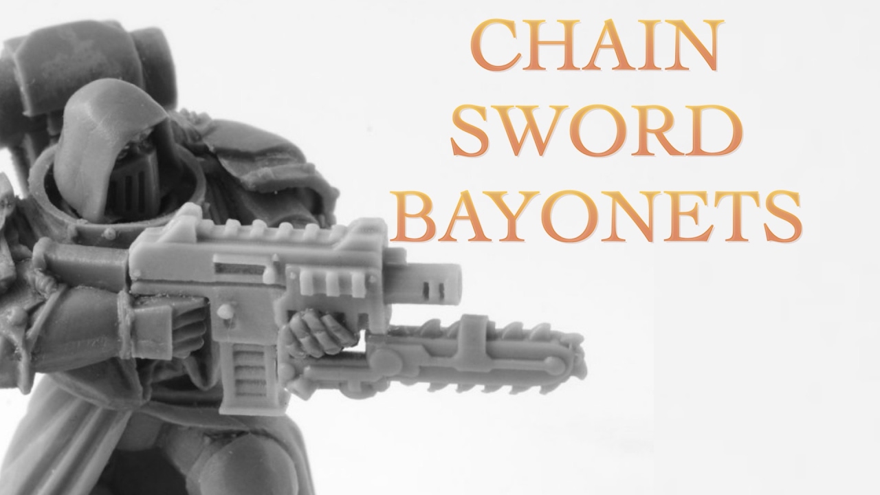 Why Dont Spacemarine Use Chainsword Bayonets in Warhammer 40K - YouTube