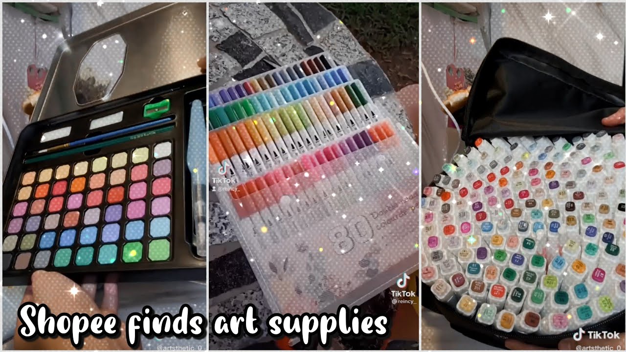 🎨 Shopee finds must have art materials • super affordable 🌻 - YouTube