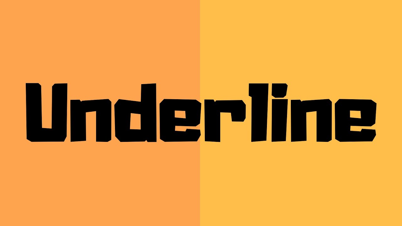 How to pronounce underline? underline pronunciation - YouTube