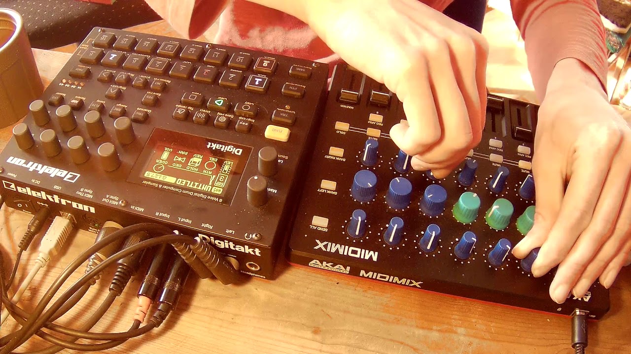 #3 Practising Digitakt live performance - Osman Burgwoody - YouTube