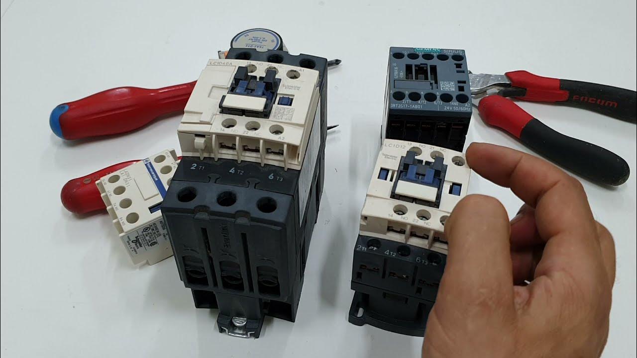 Fonctionnement et le rôle d'un contacteur électrique // شرح مفصل للكونتاكتور - YouTube