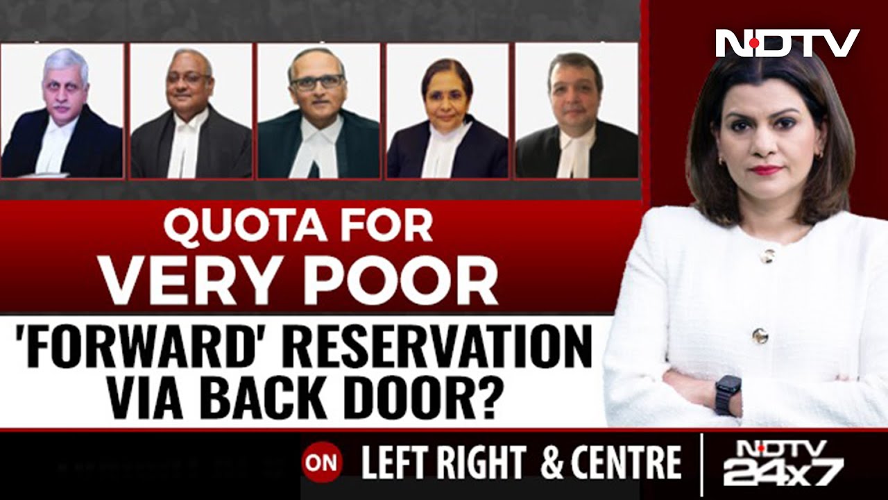 Quota For "Poor": "Forward" Reservation Via Back Door? | Left, Right ...