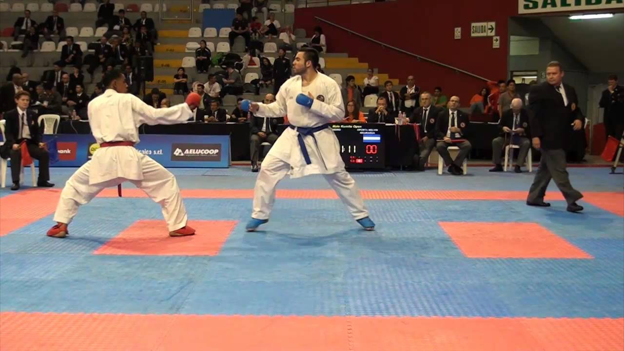 Kumite Open Masculino : Melvi Oporta - Alejandro Mellado - YouTube