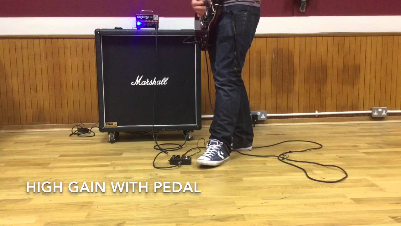 Orange MICRO DARK OD Pedal Test - With MORE riffing and general ...