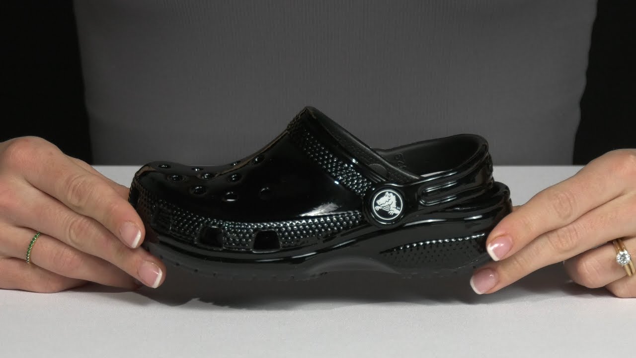 Crocs Kids Classic High Shine Clog (Toddler) SKU: 9930295 - YouTube