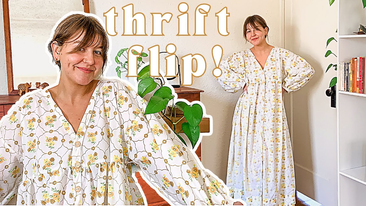 Sewing a dress for Spring! (Pattern drafting and sew along) - YouTube