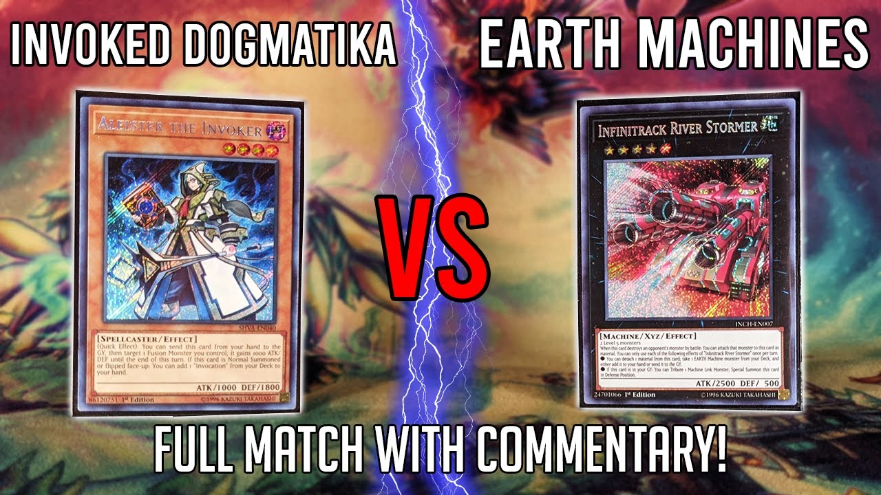 Yu-Gi-Oh! Earth Machines Vs Invoked Dogmatika | Locals Feature Match ...