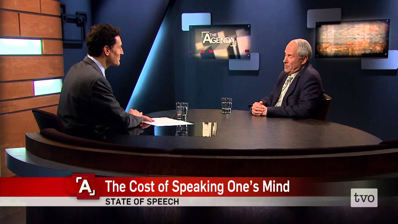 Tom Flanagan: The Cost of Speaking One's Mind - YouTube