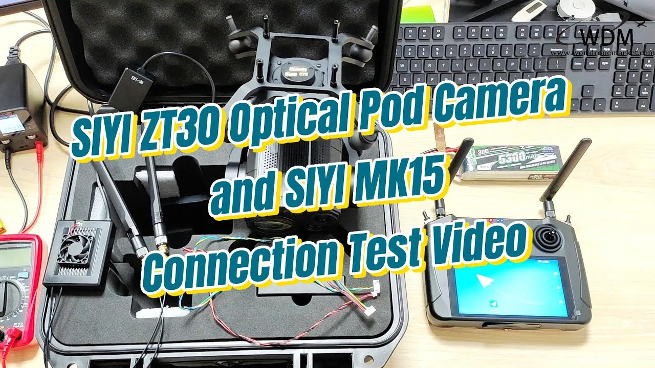 SIYI ZT30 Optical Pod Camera with SIYI MK15 Remote Control Setup ...
