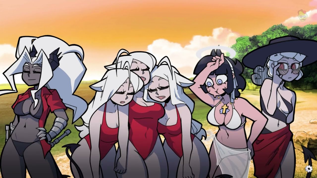 Helltaker Second Circle v0.40 - Pandemonica Third Date - Sunset at the Beach [4k Ultra HD] - YouTube