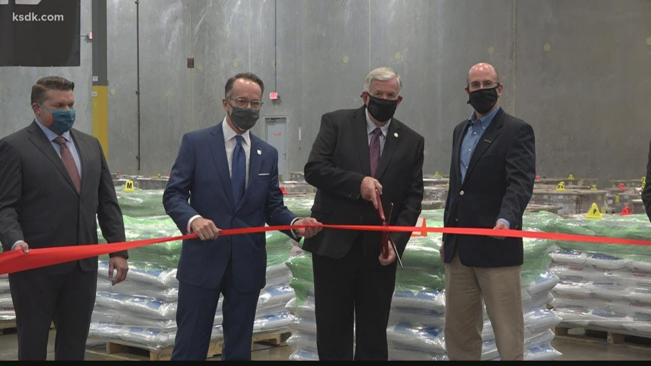 PPE distribution center opens in Overland - YouTube