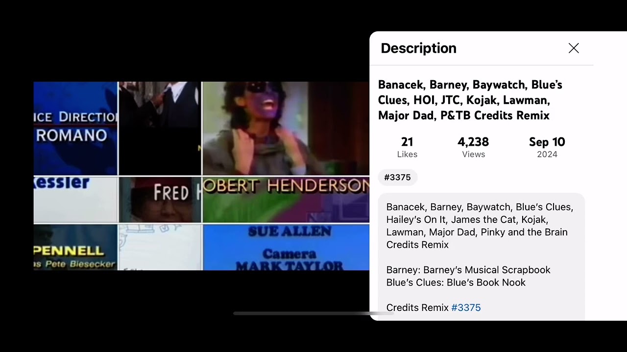 Blue's Clues, Bonanza, Daniel Boone, Monsters at Work, The Replacements ...