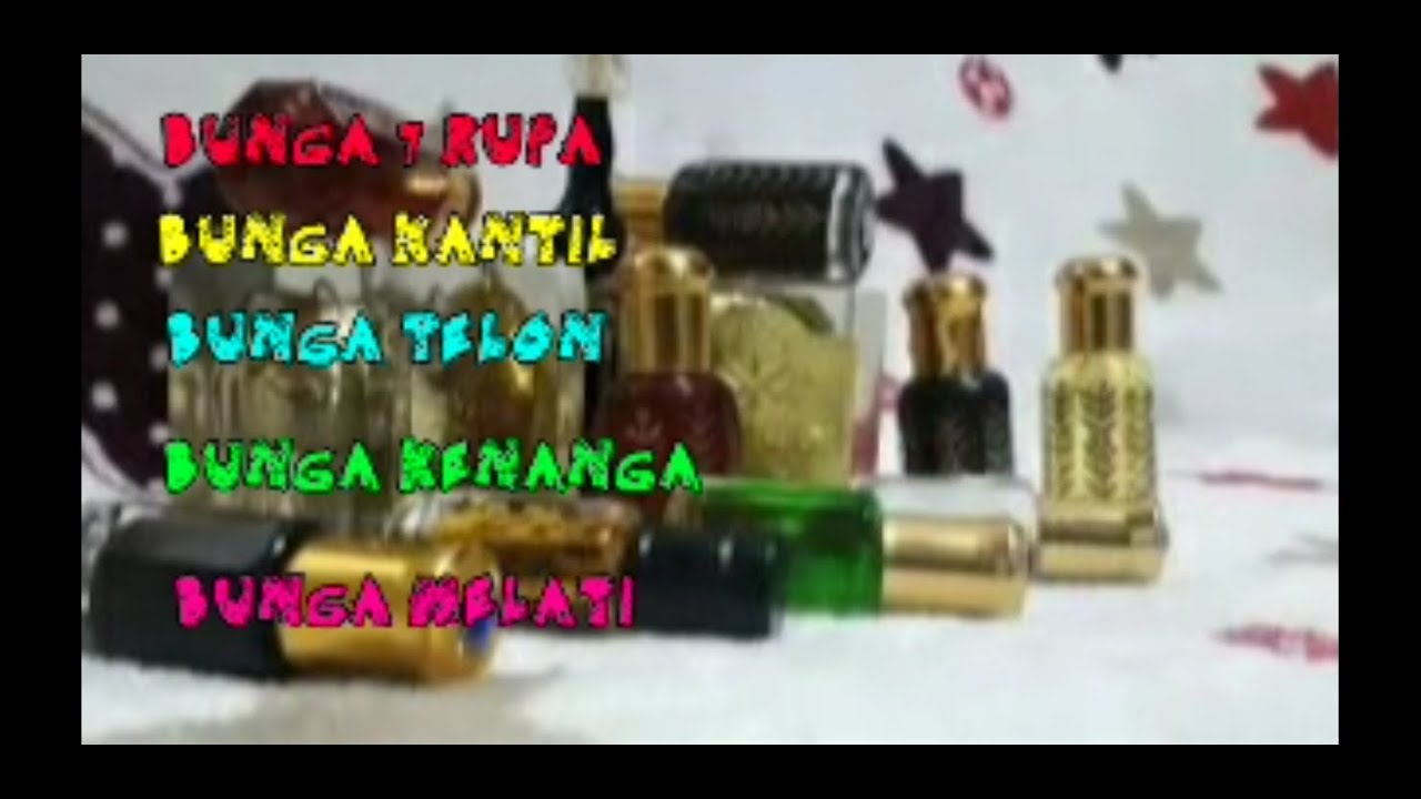Rekomendasi 5 minyak Original spesial seri bunga ( bunga kantil, bunga ...
