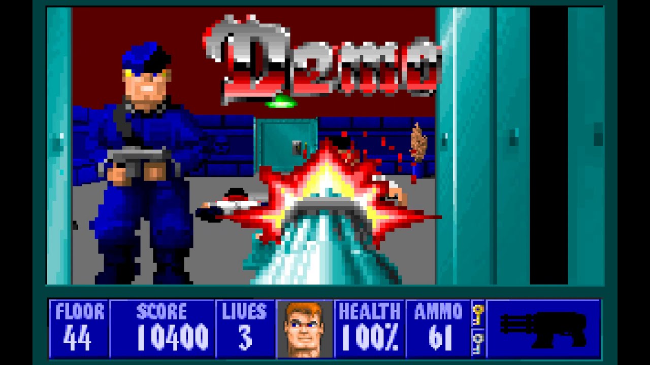 Wolfenstein 3D - Demo Loop - YouTube