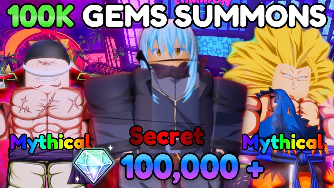 Spending 100,000+ Gems to Get Secret And Shiny Unit | Anime Reborn ...