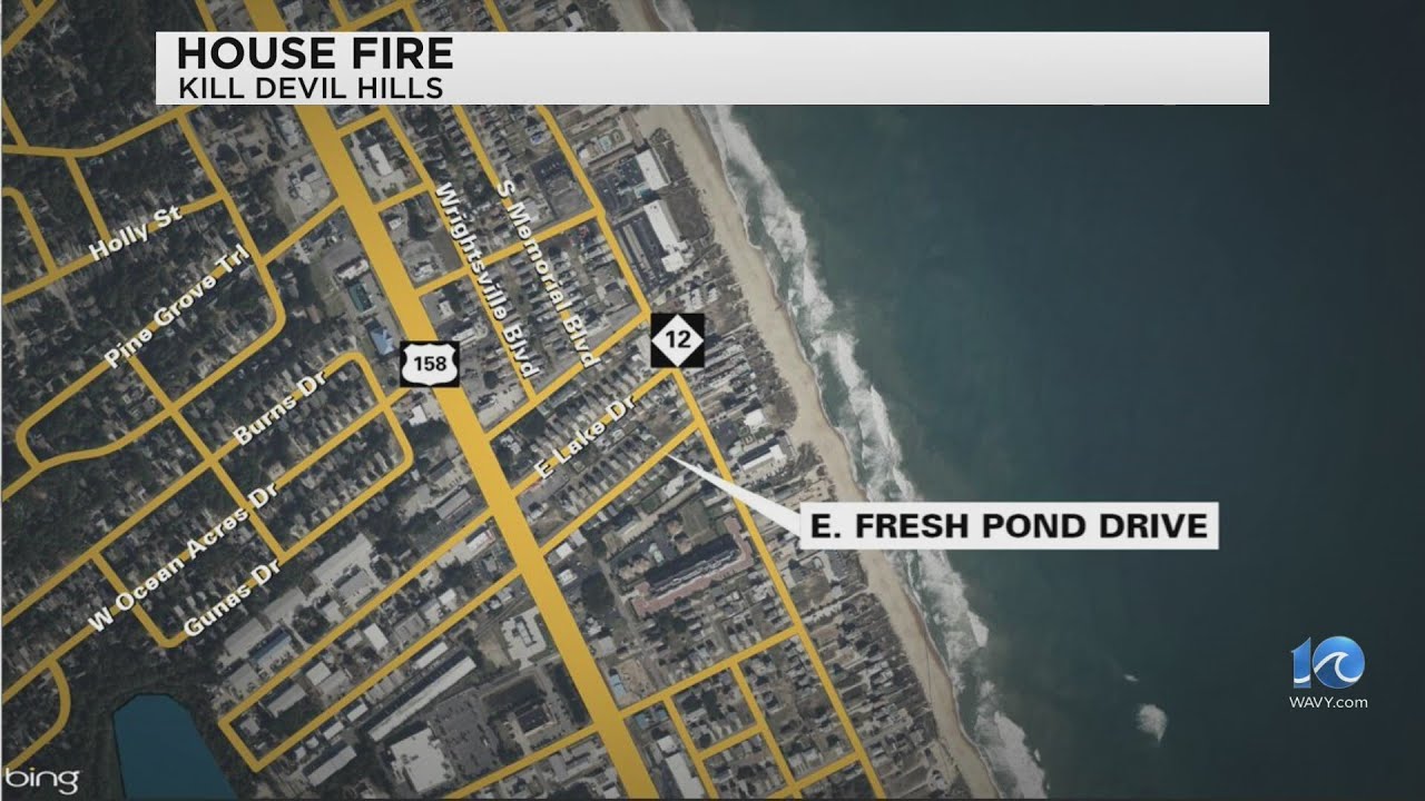 Firework debris sparks house fire in OBX - YouTube