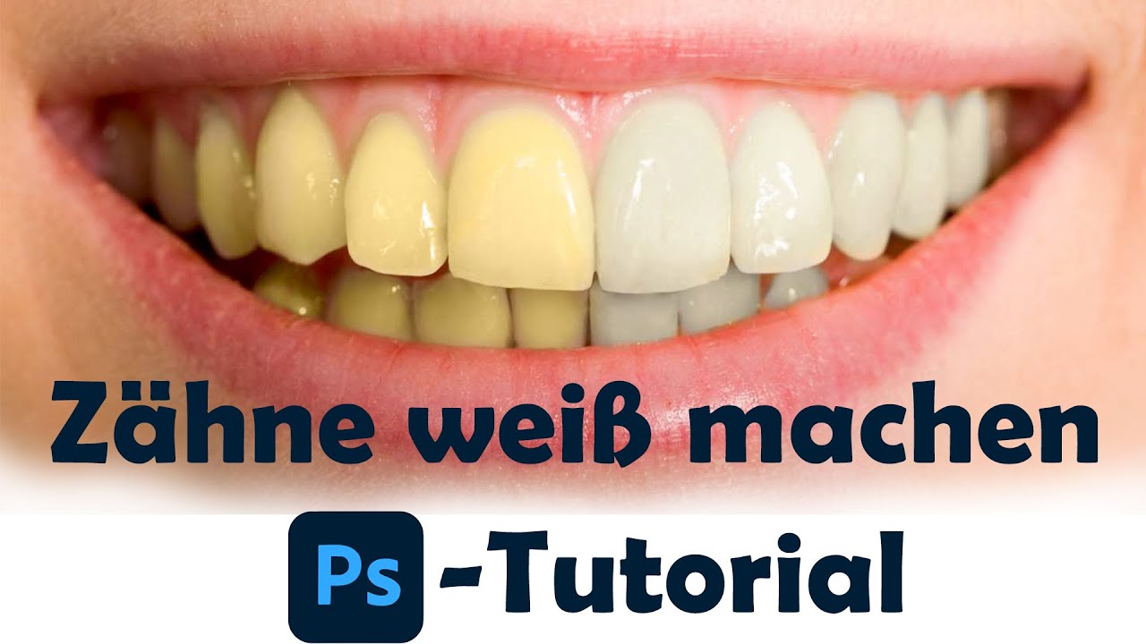 Zähne Weiß Machen Bzw Aufhellen Photoshop Tutorial Deutsch Youtube