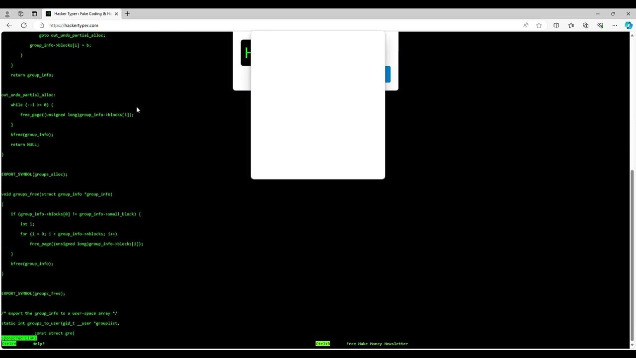 Hacker Typer Fake Coding And Hacker Simulator To Prank And Troll Your Friends Abubakar S Acount Mi
