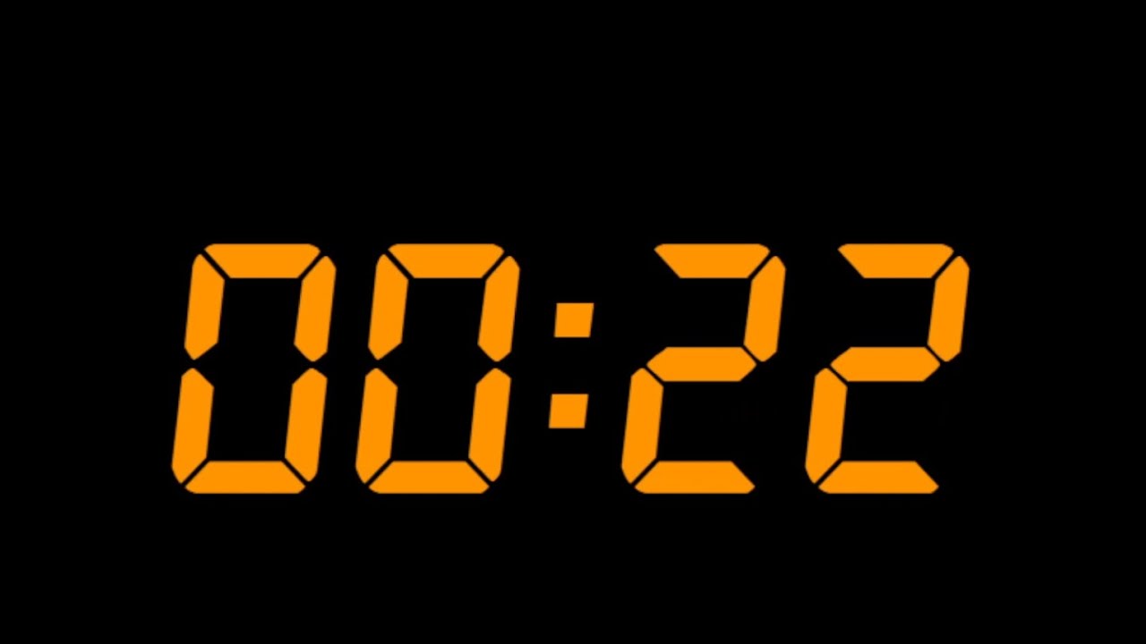 22 Second Countdown Timer - YouTube
