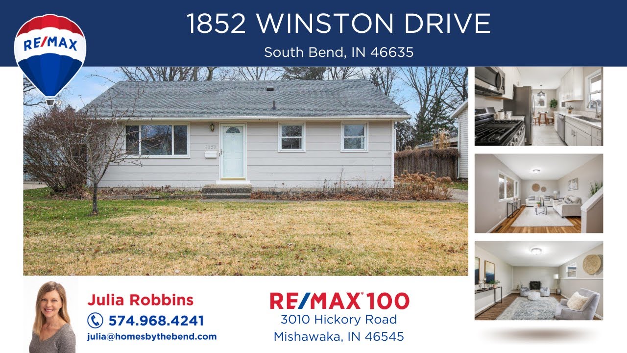 1852 Winston Drive, South Bend, IN 46635 - YouTube