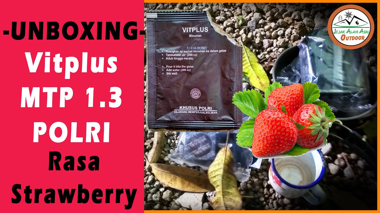 Unboxing Vitplus Ransum Polri Mtp 13 (Rasa Strawberry) - YouTube