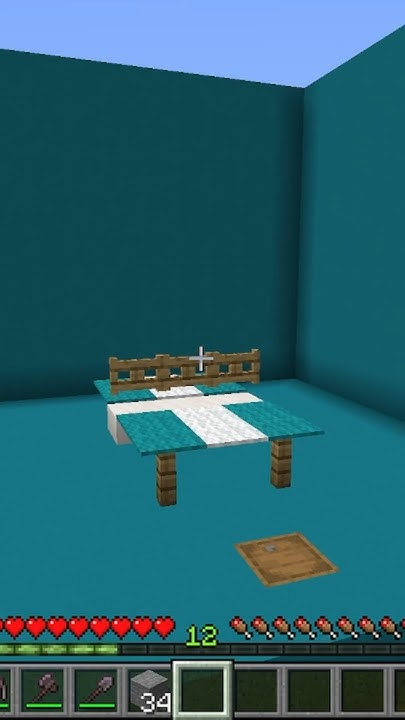 Ping Pong Table | Minecraft Build Hacks - YouTube