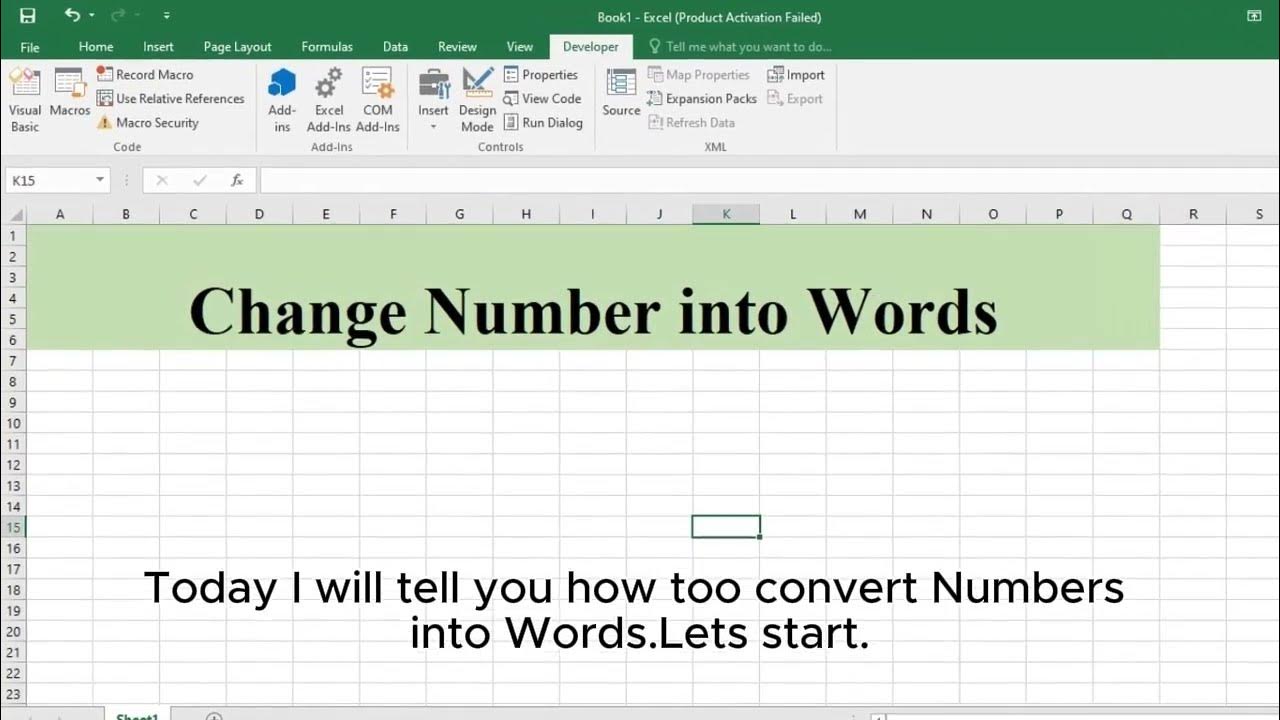 How to Convert Number into Words in MS Excel | Spell Number in Excel | MS Excel Tips & Tricks ...