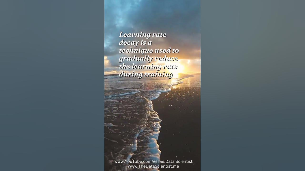 Role of Learning Rate Decay in Training Deep Neural Network | @The.Data ...